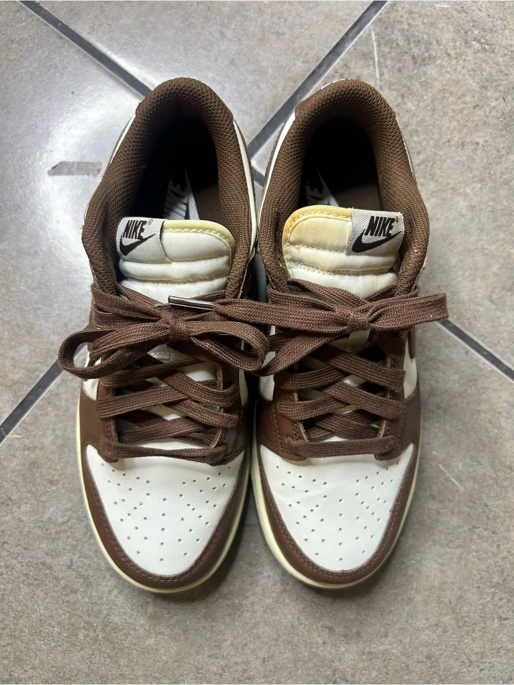 Nike | Shoes | Nike Brown And Cream Dunks | Poshmark
